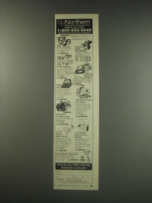 1991 Northern Tools Ad - Where the Pros and Hanymen Shop | eBay
