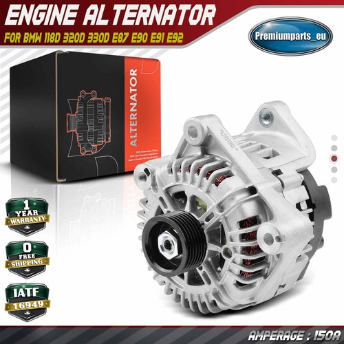 Alternator for BMW 118d 320d 325d 330d E87 E90 E91 E92 E93 2.0 3.0 ...