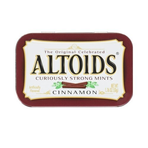 901863 1 x 50g TINS CINNAMON ALTOIDS MINTS CURIOUSLY STRONG REFRESHING ...