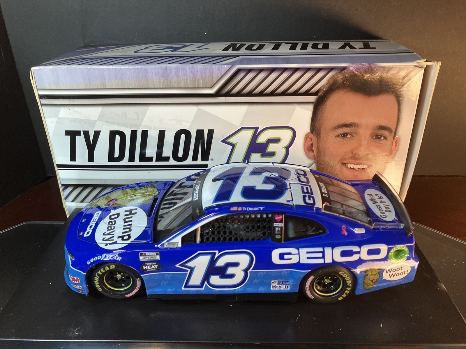 Ty Dillon #13 Geico Hump Daayy! 2020 Chevrolet Camaro 1:24 Lionel 504 ...