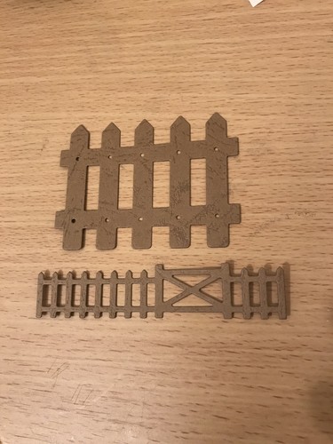10 Pack of fence gate Die Cut Embellishment for Card Making and ...