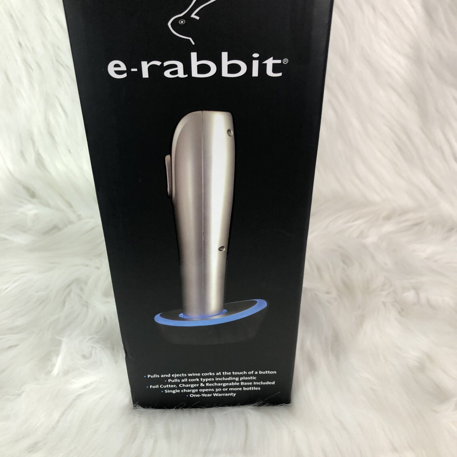 Metrokane E-rabbit Rechargeable Electric Rabbit Corkscrew 9200 for sale ...