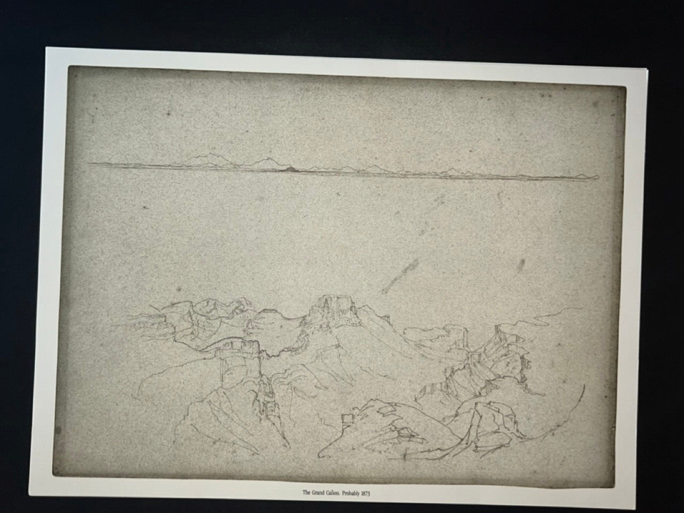 Thomas Moran Grand Canyon Reproduction Sketches Set of 10. 11.75" x 16 ...