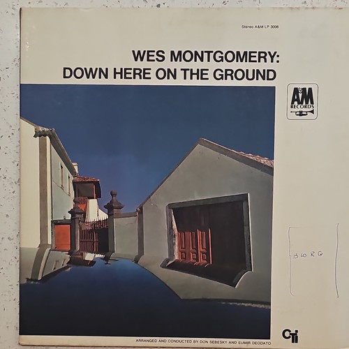 Wes Montgomery A&M Vinyl LP Down Here On The Ground SP 3006 Jazz 12" | eBay