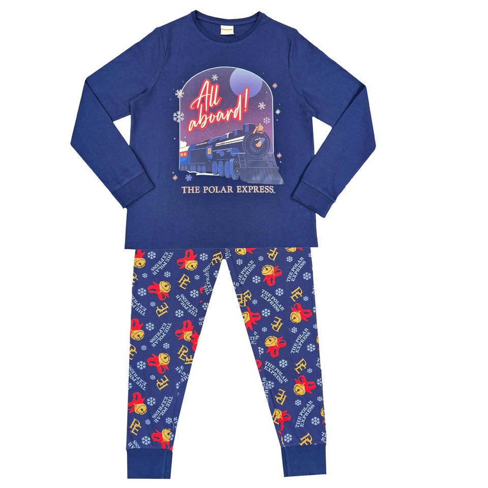 Polar Express Family Matching Christmas Pyjamas Kids Ladies Mens ...
