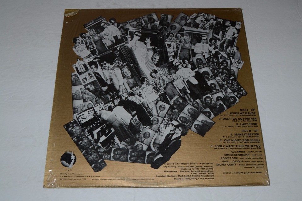 The Scratch Band~Self Titled LP~1977 New Wave / Power Pop~Hype Sticker ...