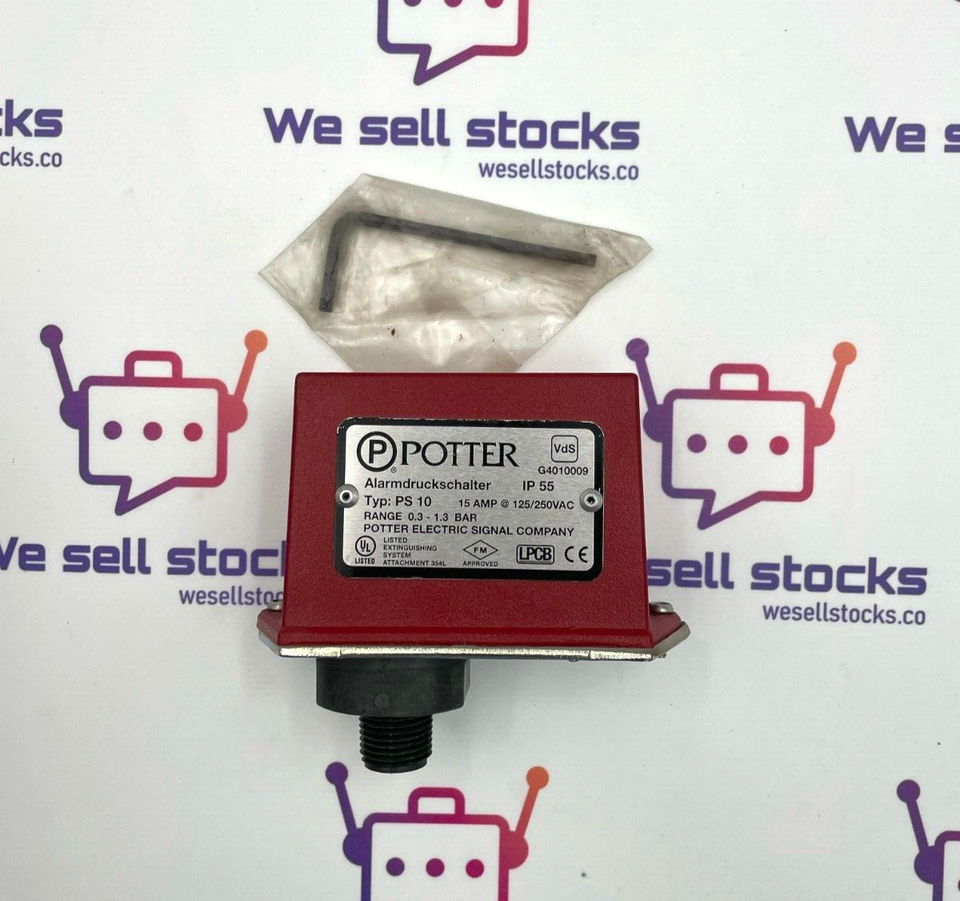 POTTER PS10-1A 'VDS' Pressure Switch | eBay