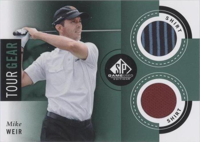 2014 SP Game Used Edition - Tour Gear Mike Weir #TGWE Shirt (MEM) for ...