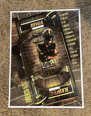 2024 Authentic/Offical Iowa Football Poster Free Shipping!!!! | eBay