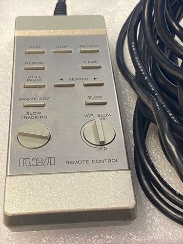 RCA remote control wired FOR Portable VHS NTSC RECORDER SELECTAVISION ...