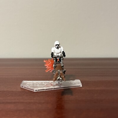 Micro Galaxy Squadron Scout Trooper With Damaged Speeder Bike - Endor ...