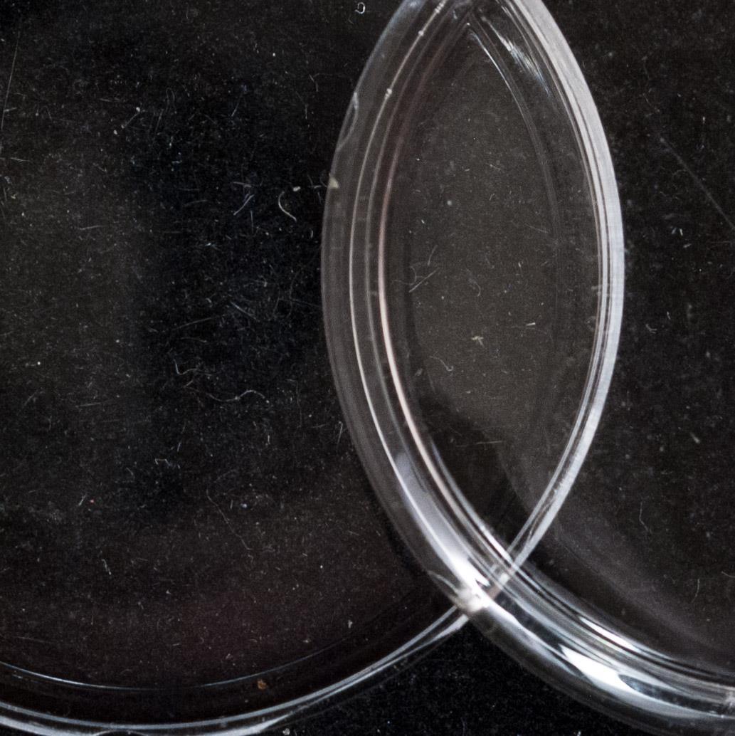 29 Round Clear Capsules For Coins Fly Fishing Specimens Collecting 44.5 ...