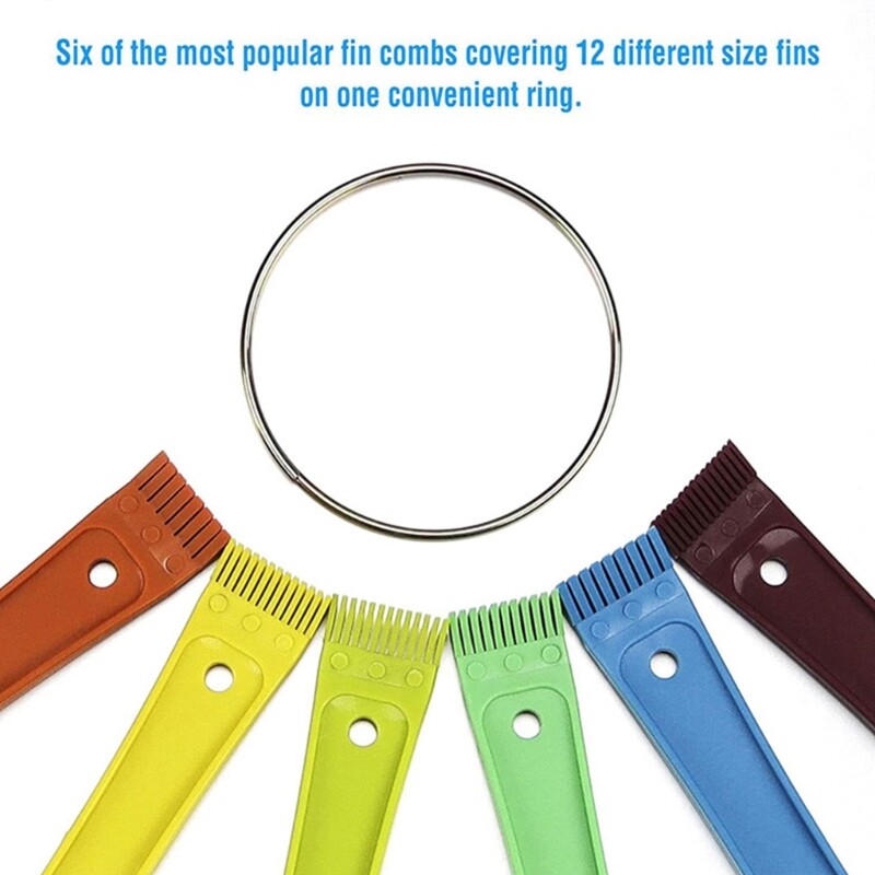 6Pcs Fin Comb Set Air Conditioner Radiators Straightener Condenser Coil ...