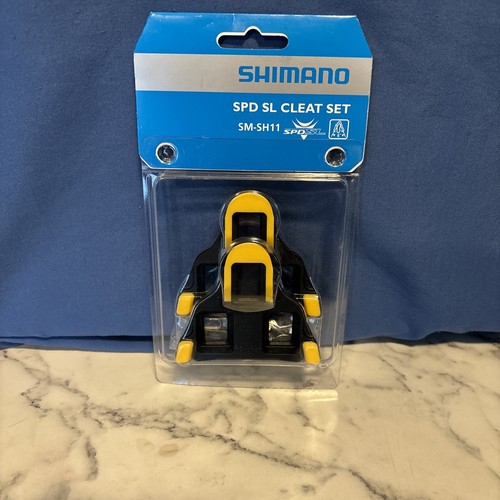 Shimano SM-SH11 SPD-SL Road Cleats Set with Hardware Floating - Yellow ...