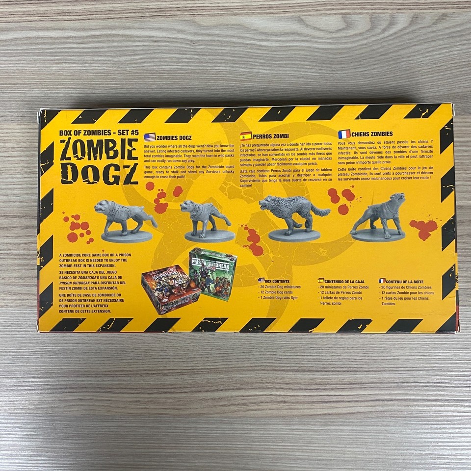 ZOMBICIDE ZOMBIE DOGZ GAME EXPANSION CMON BOX OF ZOMBIES SET 5 DOGS | eBay
