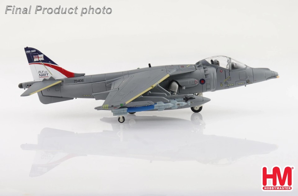 HOBBY MASTER HA2652 1/72 HARRIER GR9 ZD406 STRIKE WING RAF COTTESMORE ...