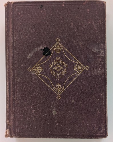 1867 Antique Tennyson's Poetical Works Poetry Book 1st Ed. Diamond ...