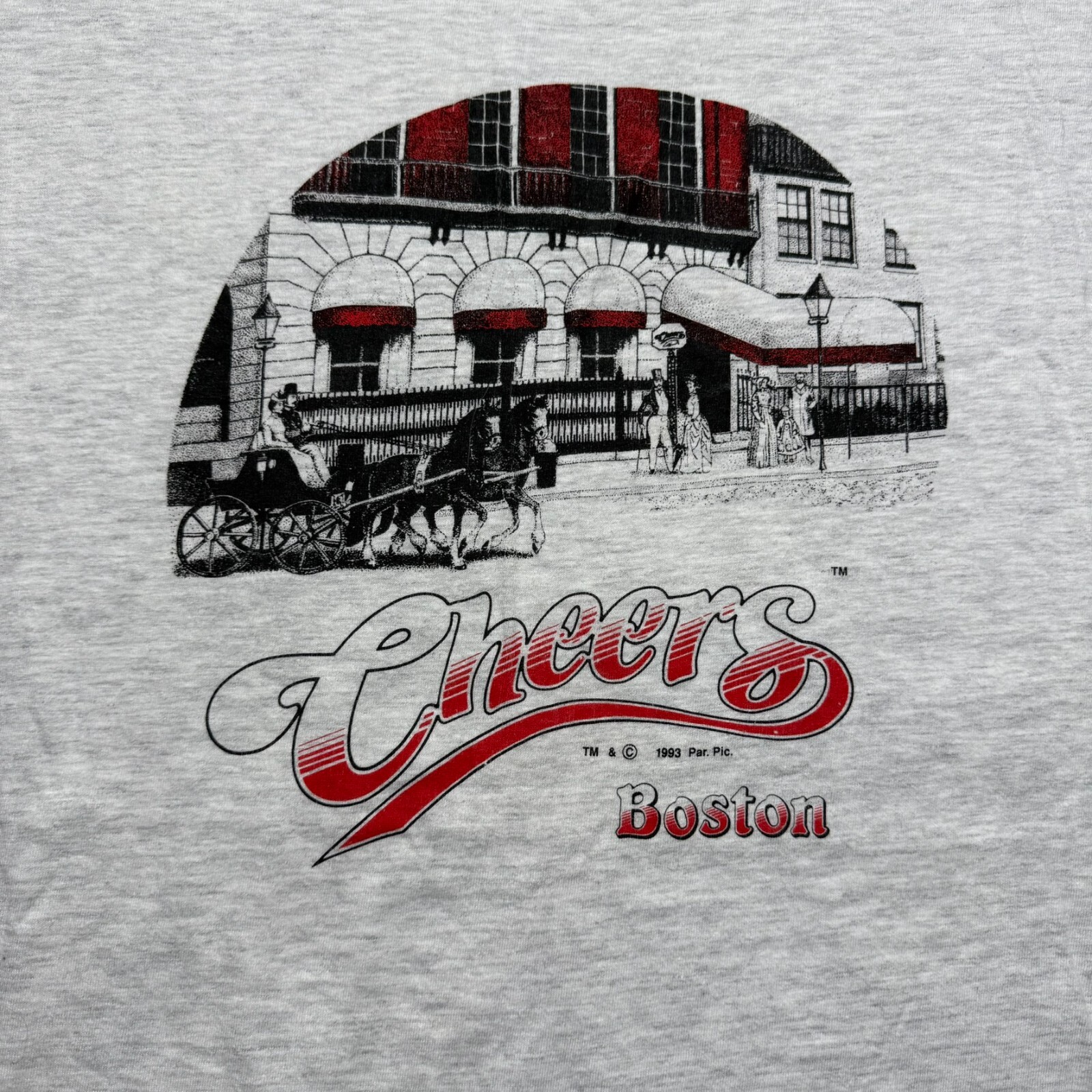 Vintage 1993 90s CHEERS Boston TV Show Gift Shop Shirt Size 2XL | eBay