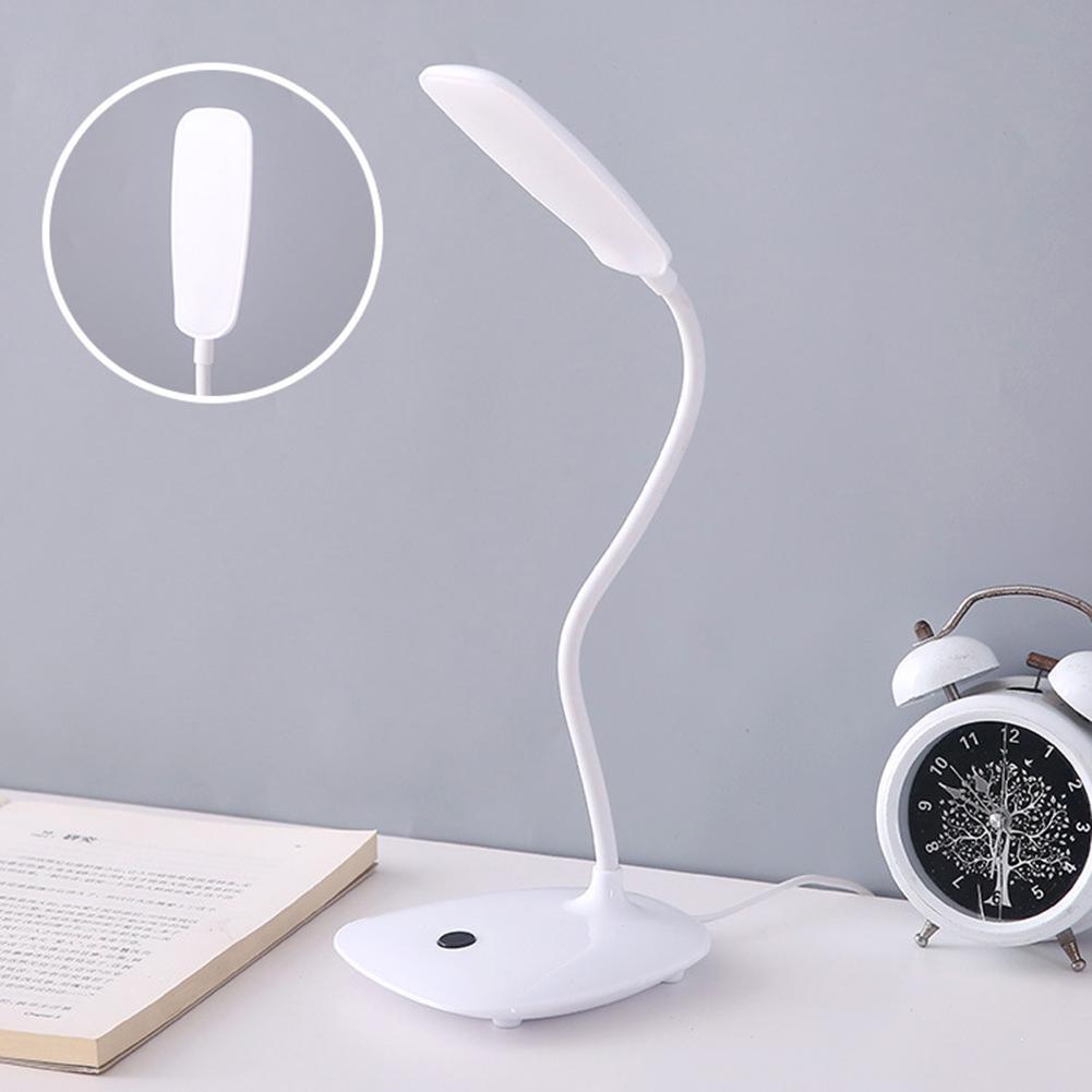 LED Desk Read Lamp USB Powered Study Foldable Bendable Office Table ...