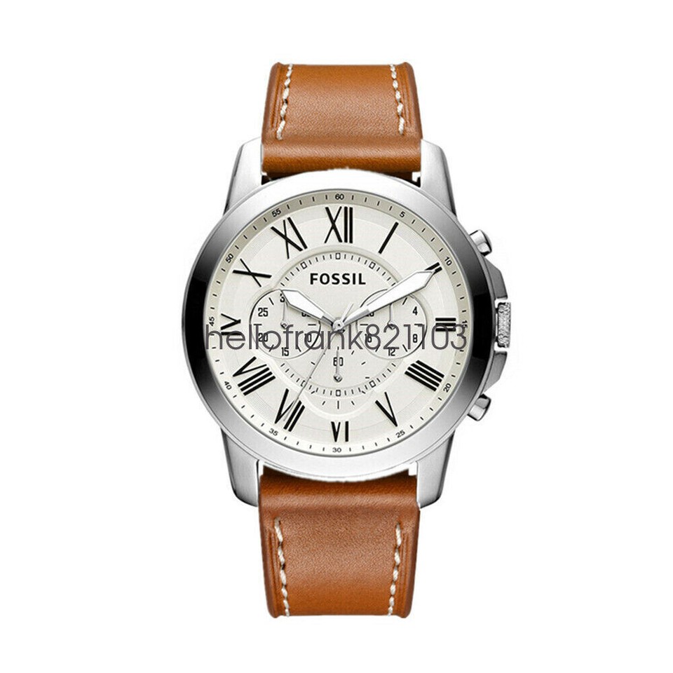 For Fossil Watch Band 18mm 20mm 22mm Classic Genuine Leather Wristwatch ...