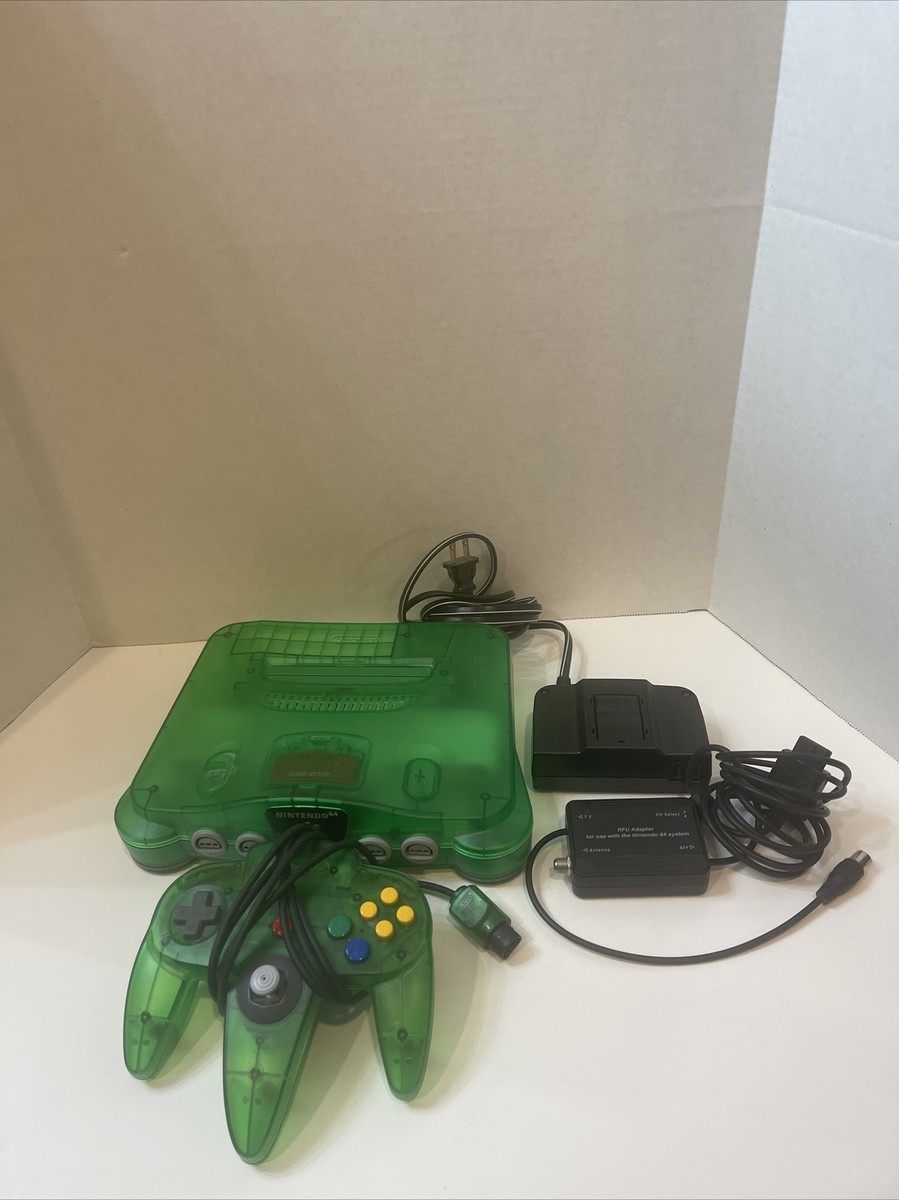 N64 Green Controller Nintendo 64 Authentic Official Oem Ebay ICE BLUE