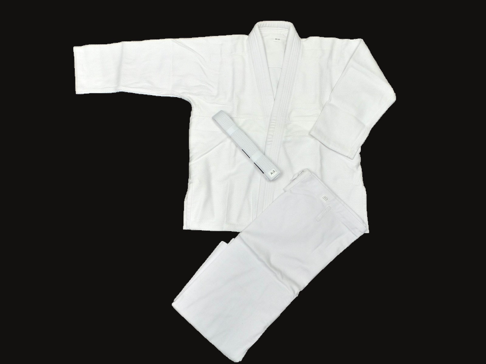 White Thick Cotton Fuji Jiu Jitsu Judo Sambo Gi Kimono sz. A0 | eBay