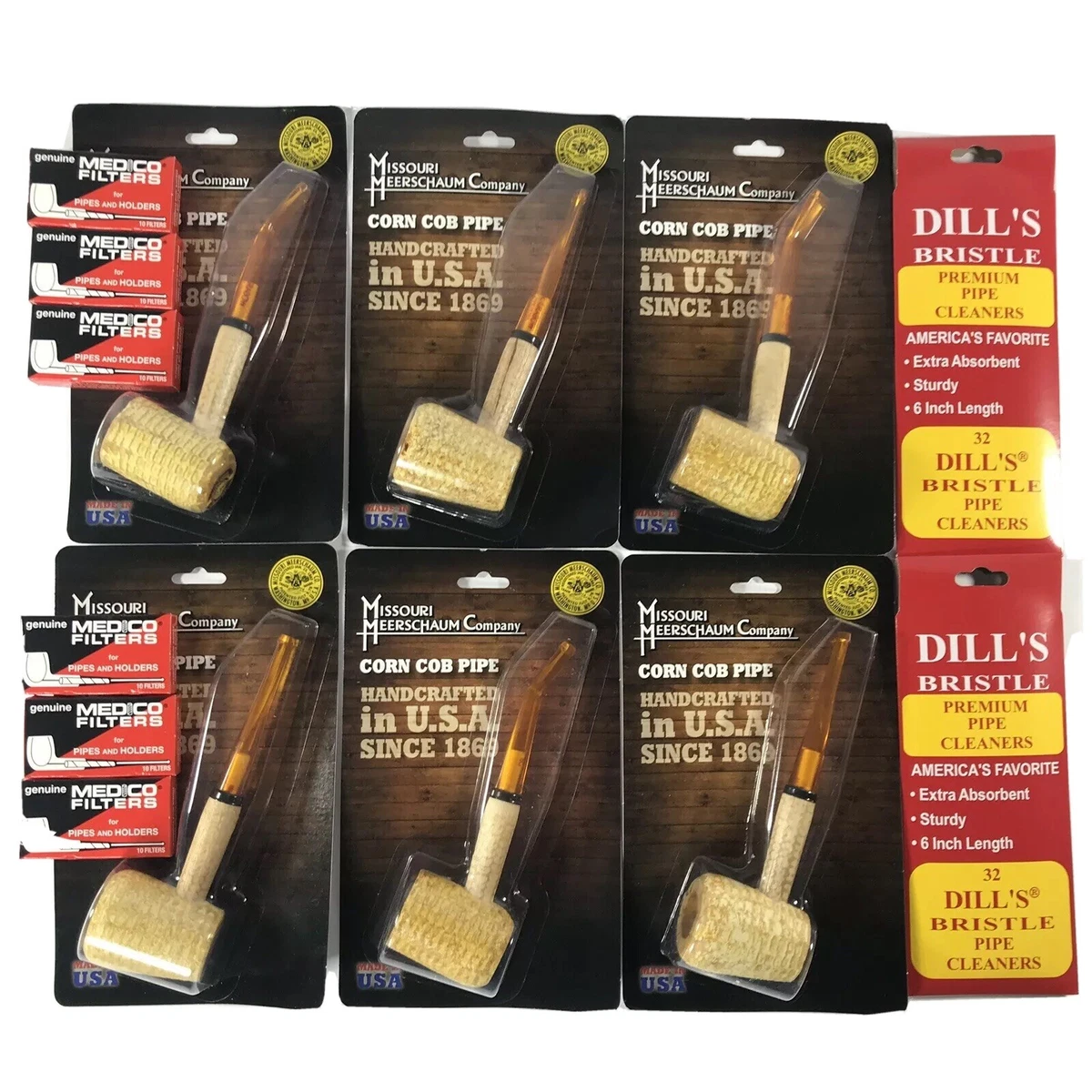 Corn Cobb Pipe Filters