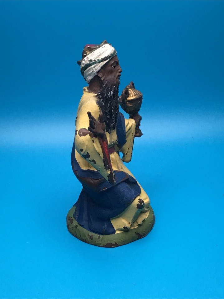 Vintage Italy Depose Fontanini Wise Man Magi #5 Spider Mark Christmas ...