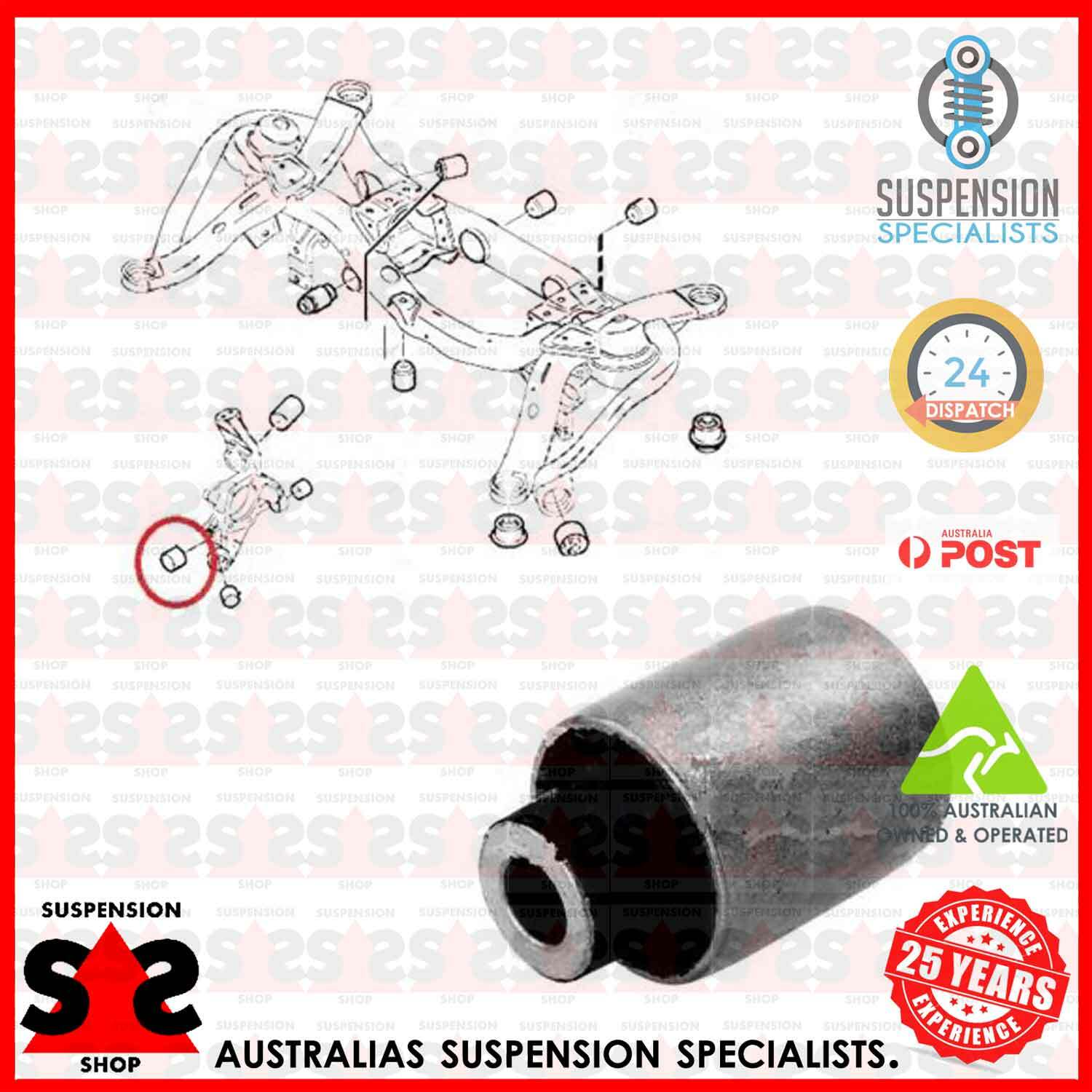 Rear Axle Lower Mounting, Control/Trailing Arm Suit VOLVO Xc90 I (275 ...