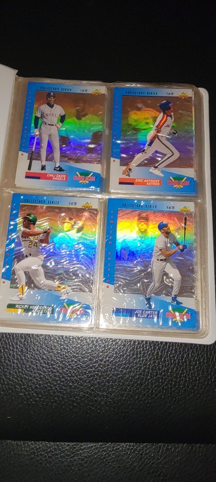 1992 Dennys Grand Slam Special Ed Hologram Baseball Cards COMPLETE SET ...