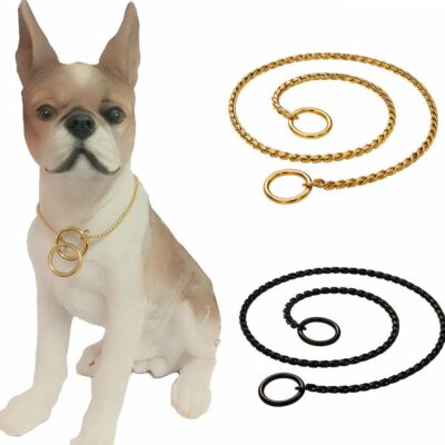 Choke Chain Training Dog Collars Snake P Choker Pet Show Collar 3 ...
