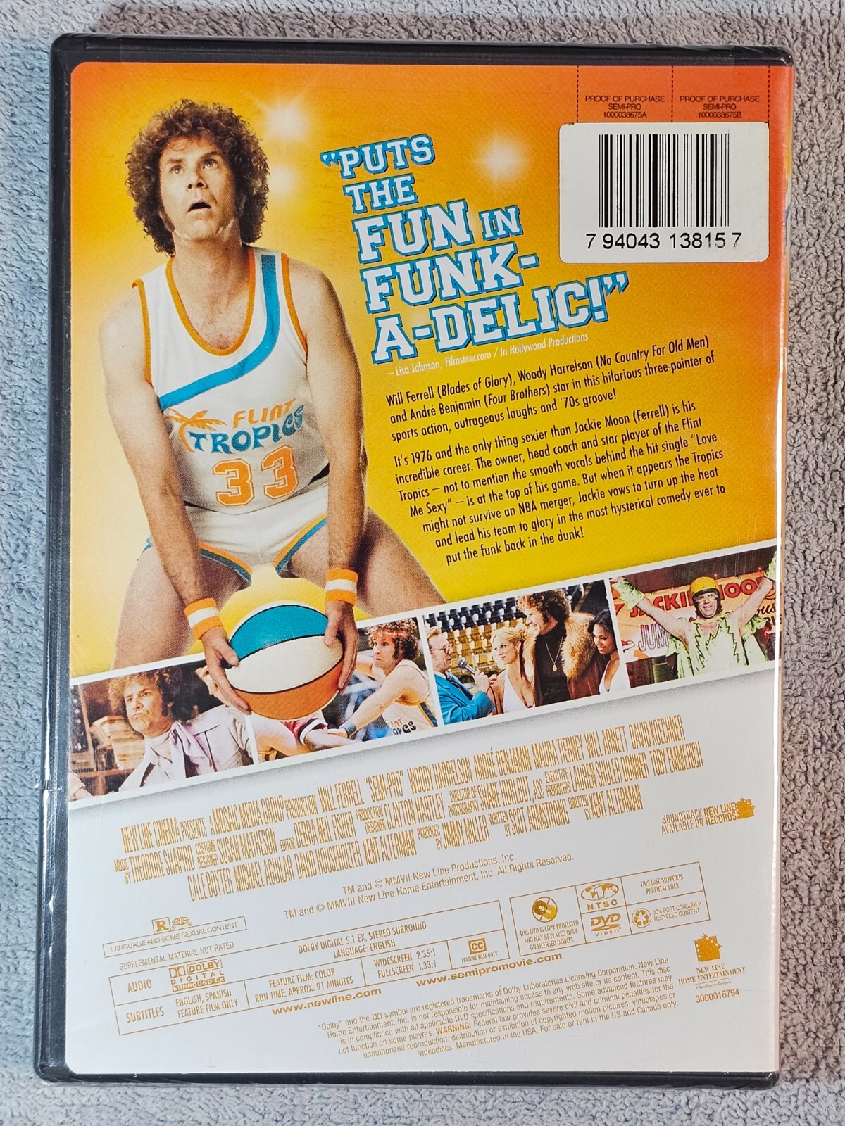 Semi-Pro (DVD, 2008) - Will Ferrell, Woody Harrelson 794043121449 | eBay