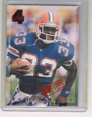 1994 Classic 4 Sport Printer's Proof 83 Errict Rhett /1000 Rookie RC NM ...