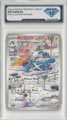 2024 Pokémon Temporal Forces METAGROSS #178/162 💎 DSG 10 Gem Mint | eBay
