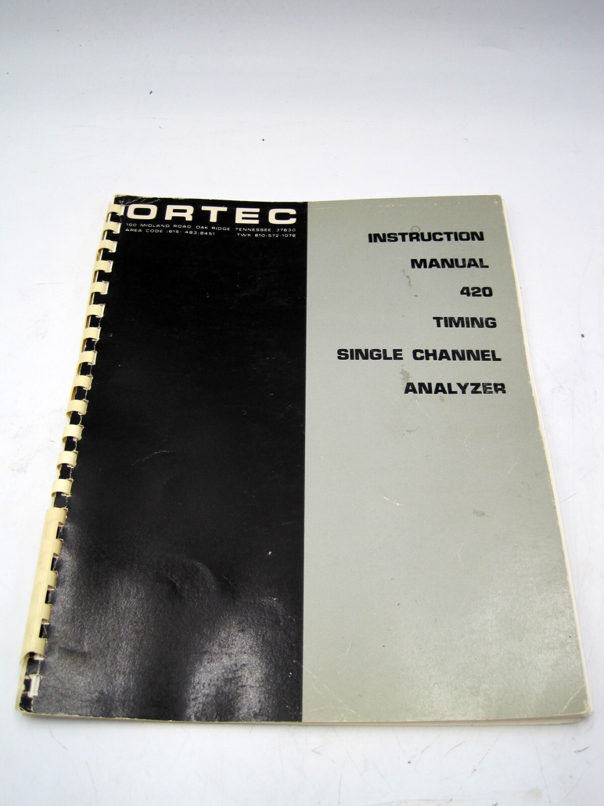 EG&G ORTEC 420 Timing Single Channel Analyzer Operating Manual NIM BIN ...