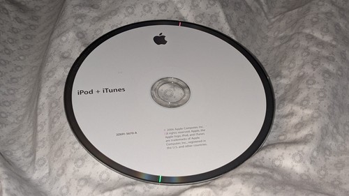 APPLE iPod + iTunes Installation Software CD 2006 2Z691-5670-A Disc ...