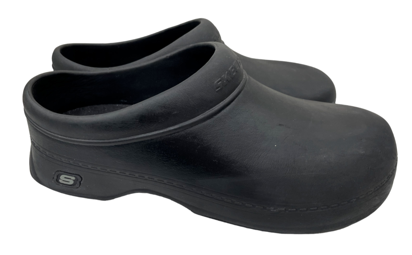 Skechers Work Men's Oswald Black Slip Resistant Clogs… - Gem