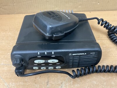 Motorola GM340 Two Way Radio Microphone UHF VHF Transceiver ...