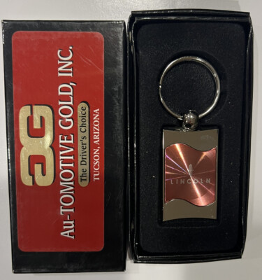 Lincoln Waves Wavy Key Ring Metal Pink NEW IN BOX | eBay