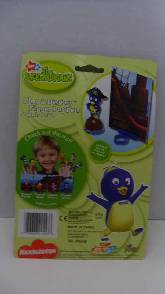 THE BACKYARDIGANS PLAY & DISPLAY FINGER PUPPETS CAPTAIN PABLO | eBay