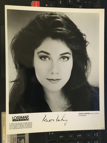 Tonya Crowe 1989 Knot's Landing , original vintage press headshot photo ...