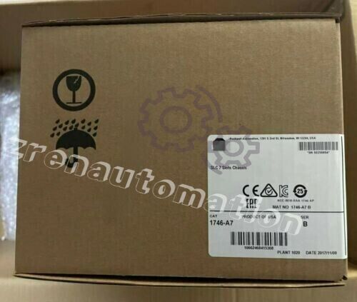 AB 1746-A7 SER B New Factory Sealed SLC 500 7-Slot Rack Chassis PLC ...
