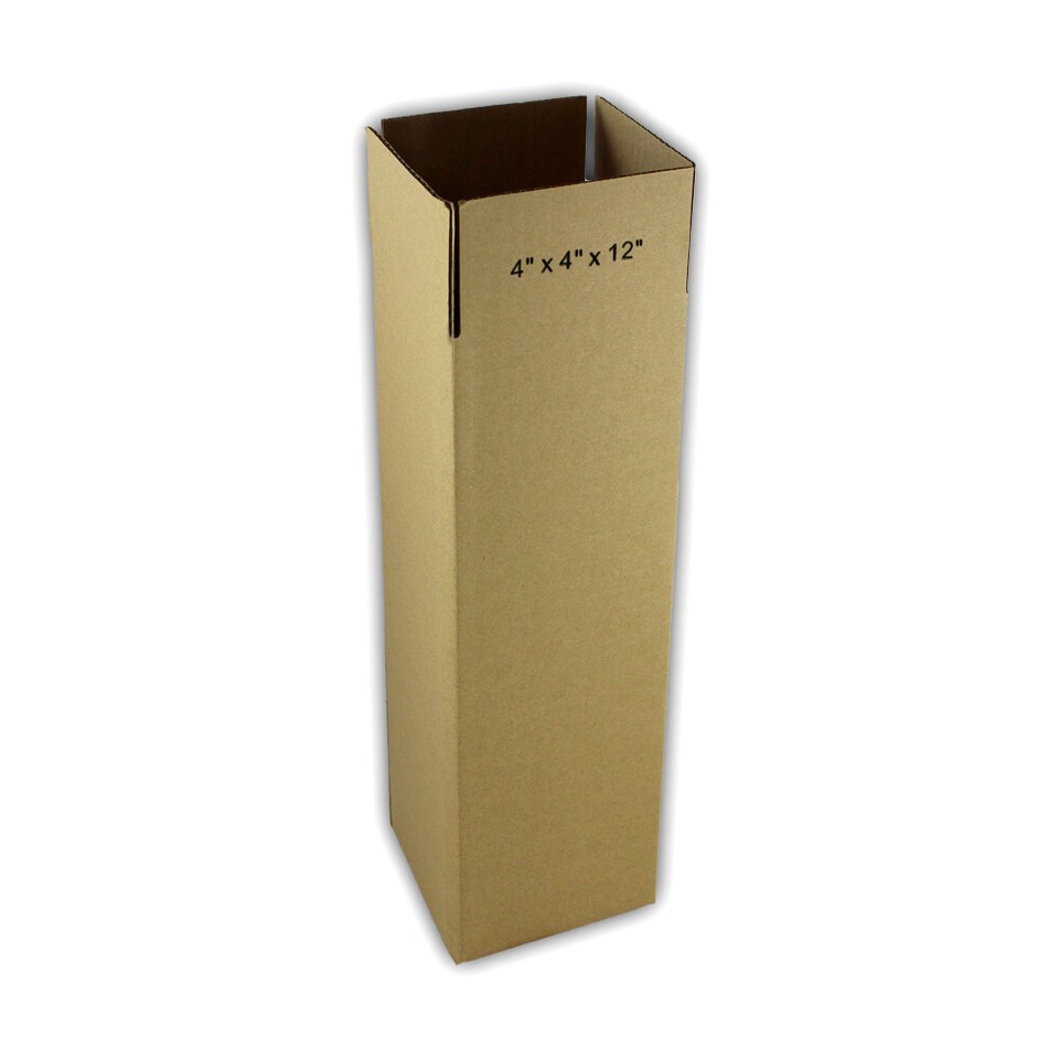 100 4x4x12 "EcoSwift" Brand Cardboard Box Packing Mailing Shipping ...