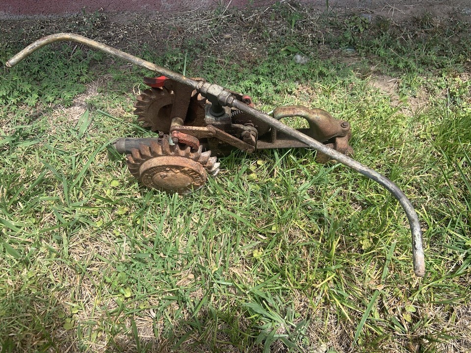 Vintage Cast Iron National Walking Lawn Sprinkler Tractor Springfield ...