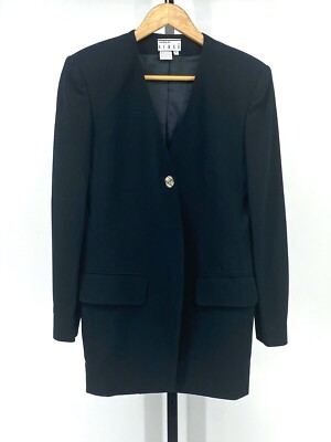 Vintage Kenar for Ann Tjian 4 Blazer Jacket Navy (S1170-F8) | eBay