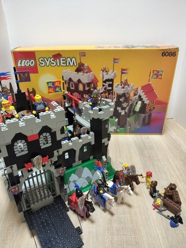LEGO 6086 Black Knight's Castle Black Knights 1992 Vintage 42884060862 ...