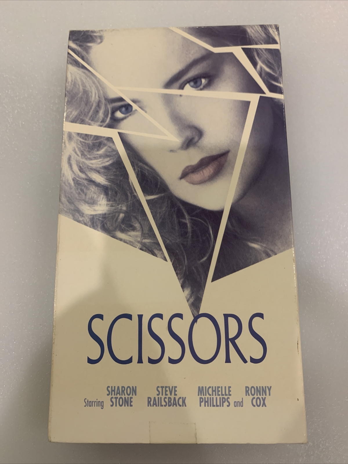 VHS: Scissors: 1991 Sharon Stone Steve Railsback Michelle Phillips ...