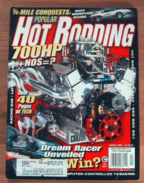 POPULAR HOT RODDING 1998 JAN - WILD RAT, TRI-5 DROP, SALEEN | eBay