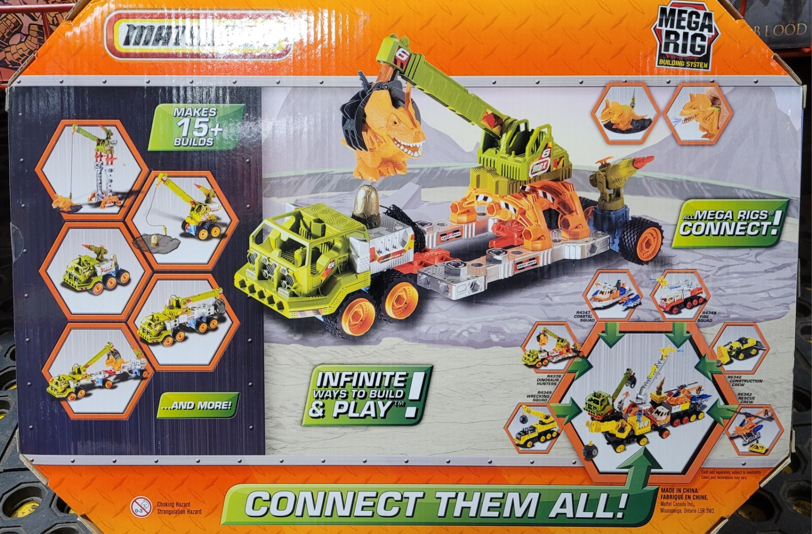 Matchbox Mega Rig Dinosaur Hunters Playset | eBay