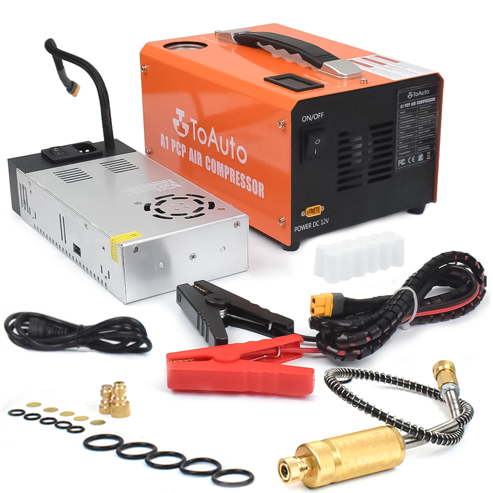 TOAUTO PCP Air Compressor 30MPA 220V High Pressure Airgun Rifle ...